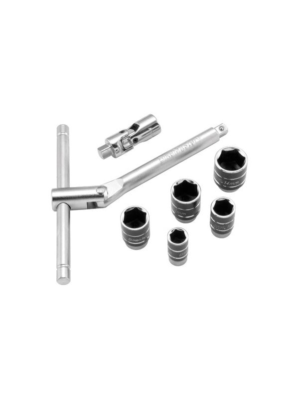 Bikemaster Folding T-Handle Socket Set – Union Garage