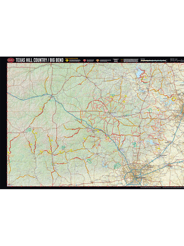 Butler Texas Hill Country/Big Bend NP G1 Map – Union Garage